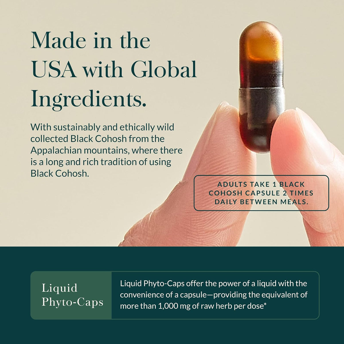 Gaia Herbs black cohosh extract capsules