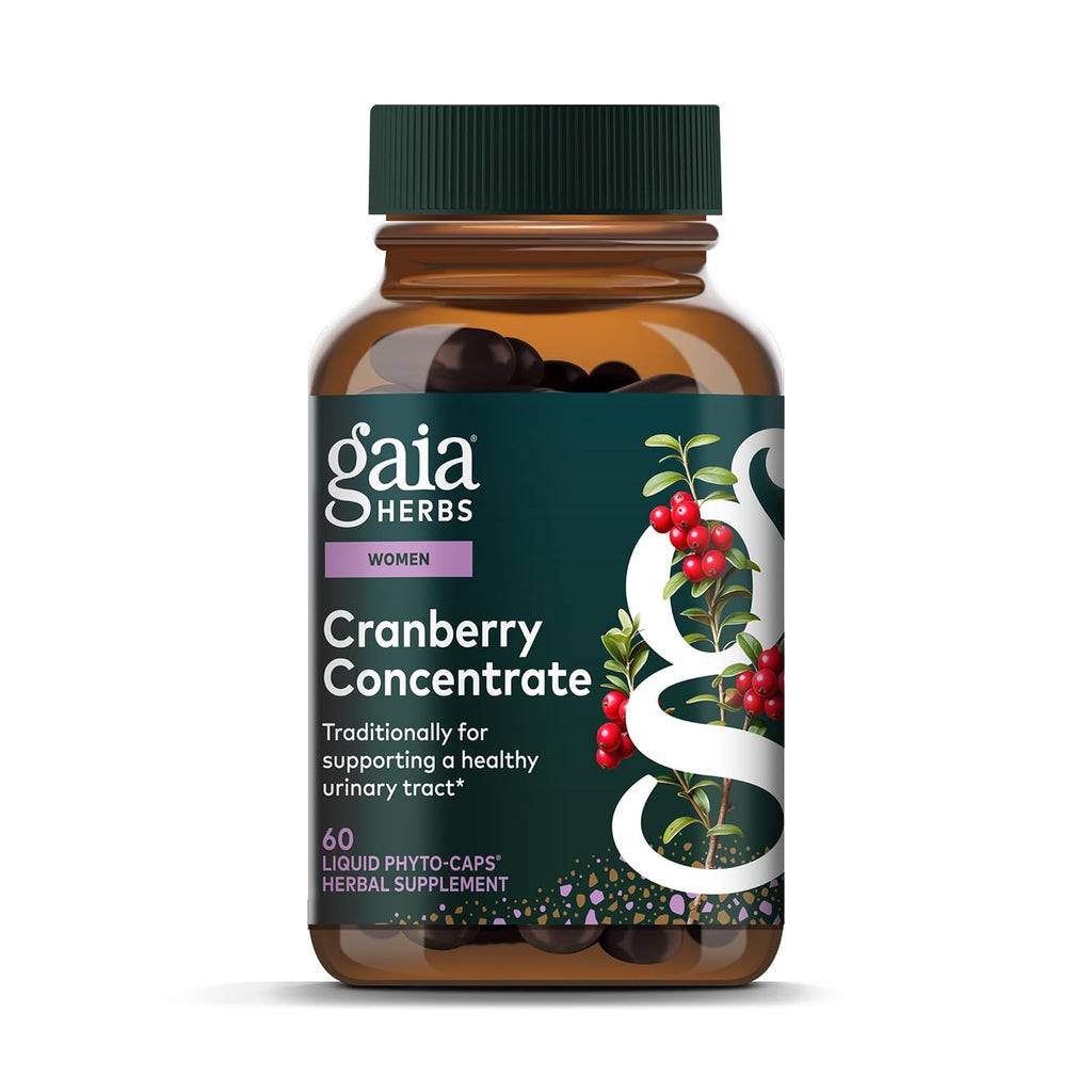 Gaia Herbs cranberry concentrate capsules