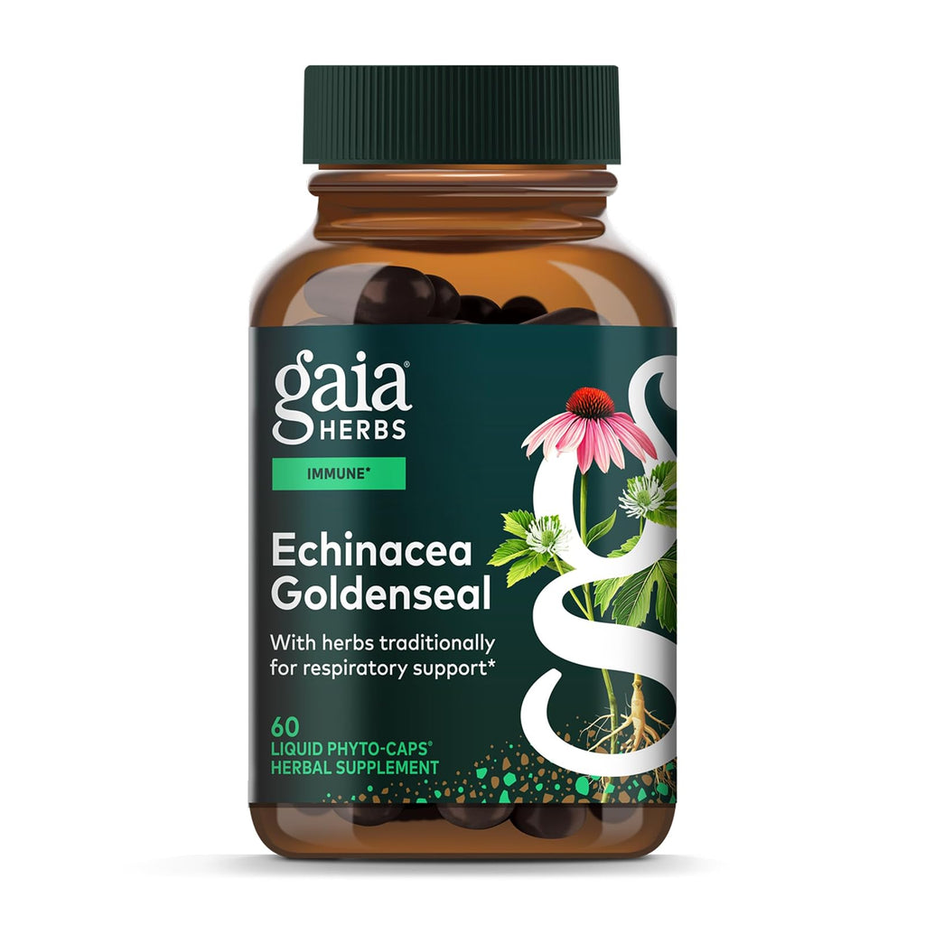 Gaia Herbs echinacea goldenseal capsules