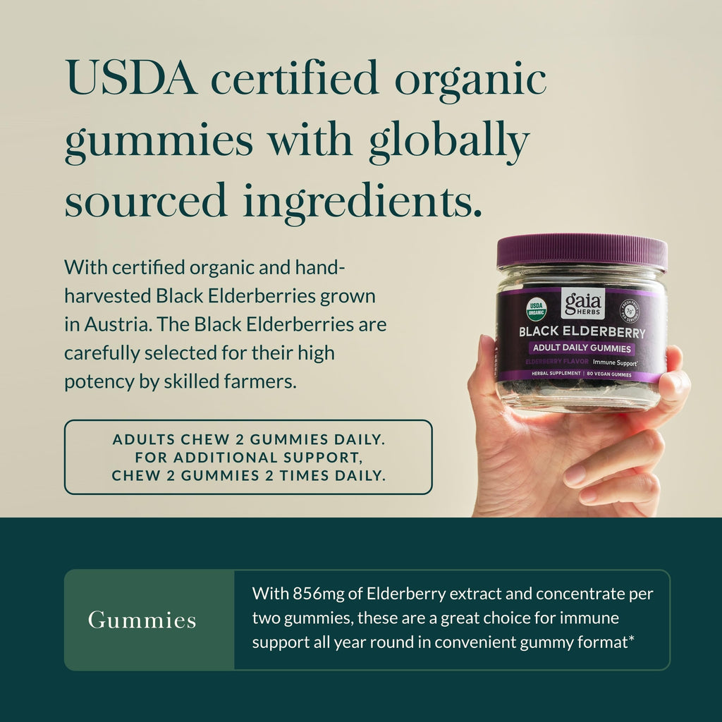 Gaia Herbs elderberry for everyday health
