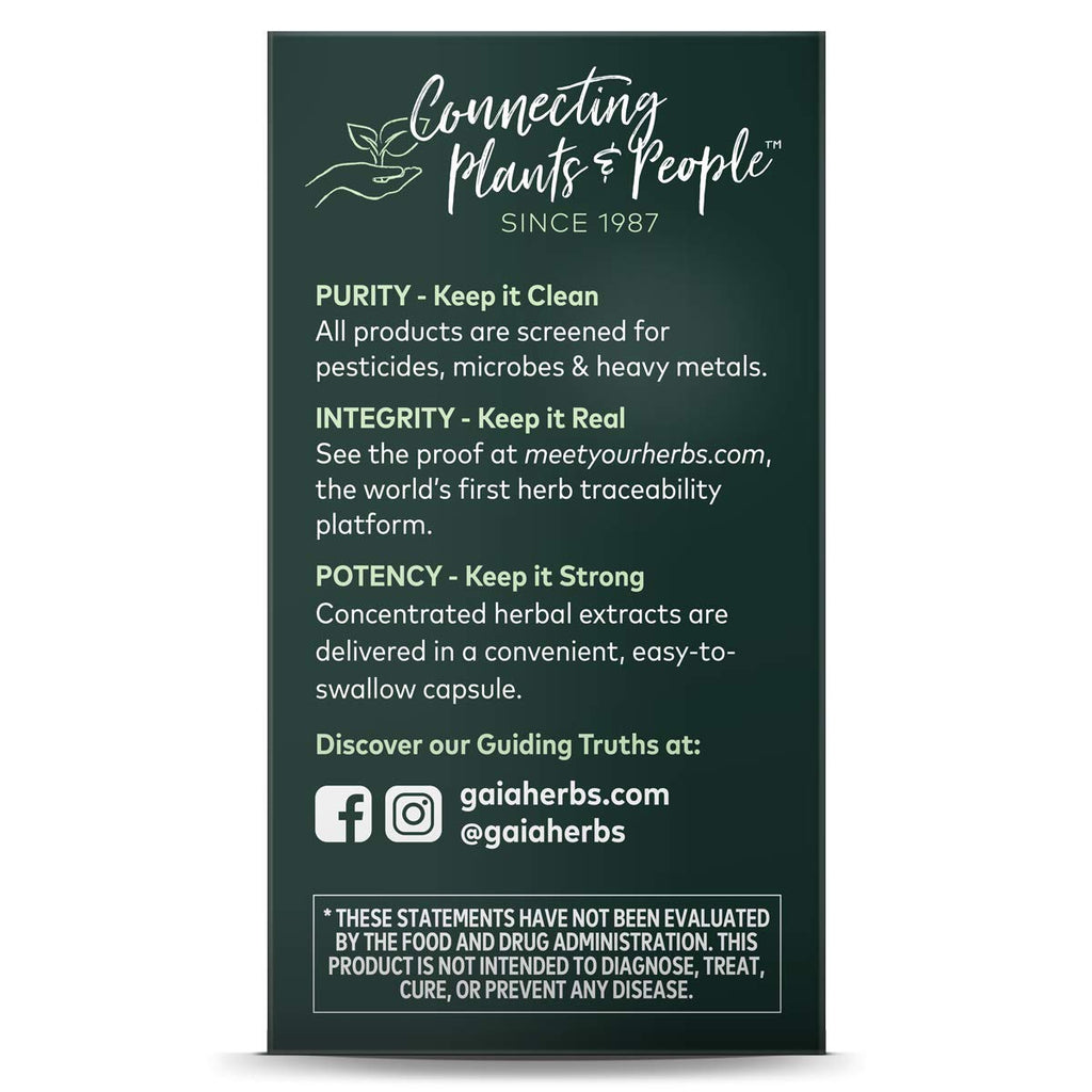 Gaia Herbs elderberry for respiratory support