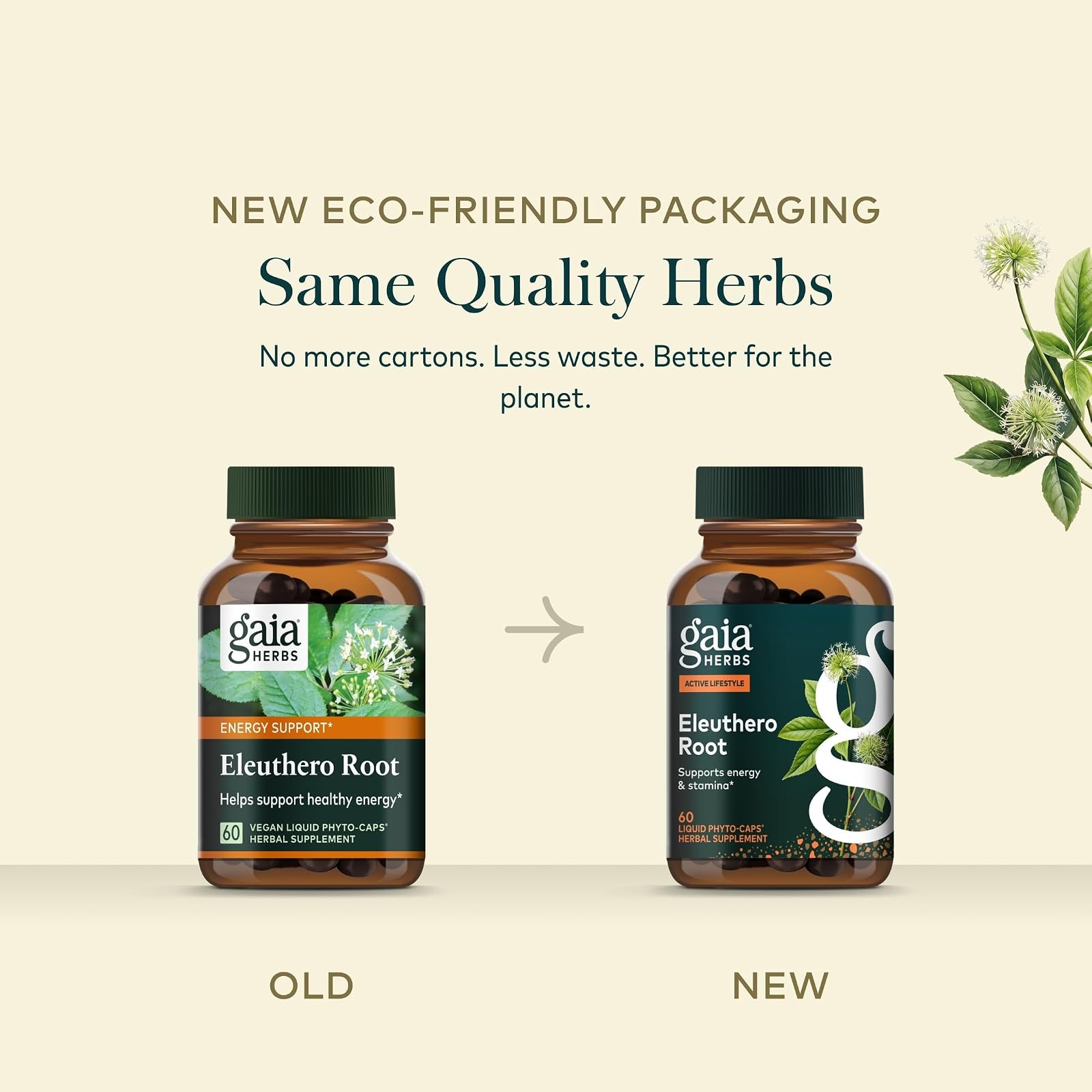 Gaia Herbs energy support capsules