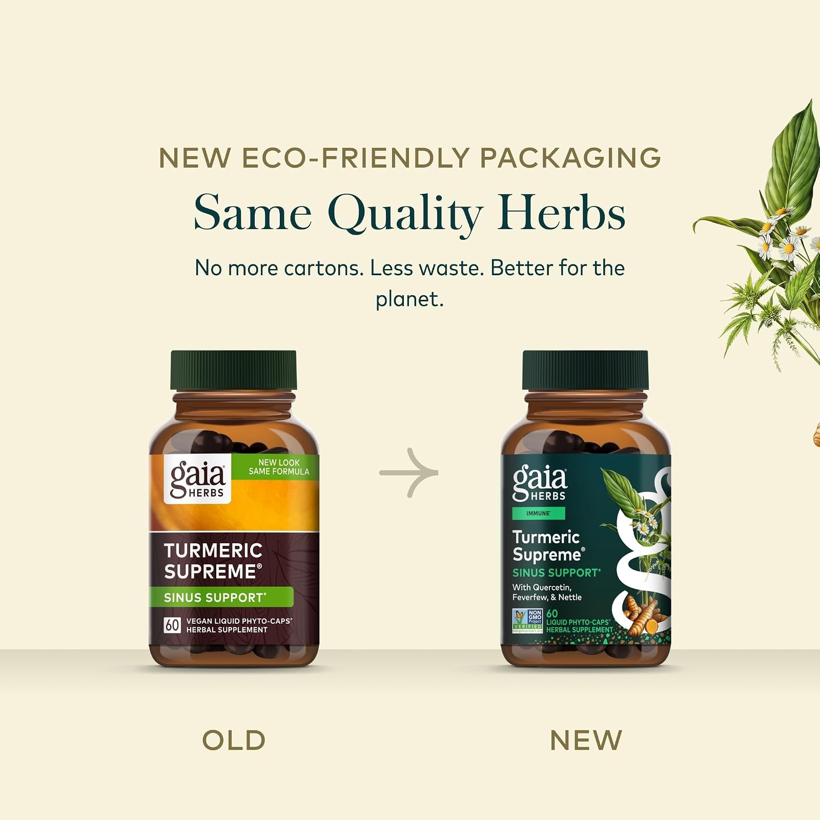 Gaia Herbs herbal wellness capsules