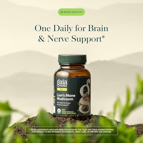 Gaia Herbs lion's mane supplement