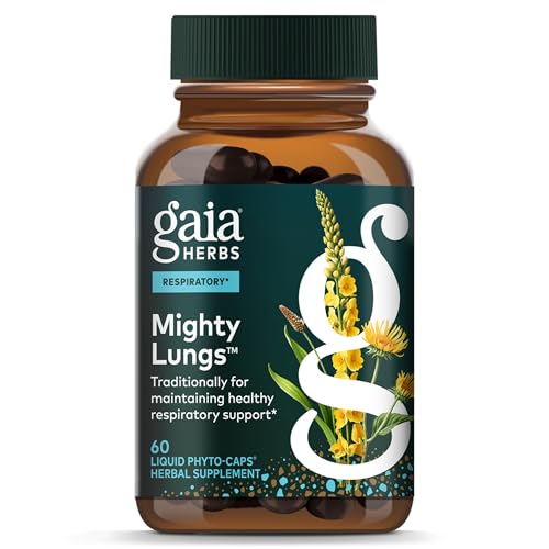 Gaia Herbs Mighty Lungs capsules
