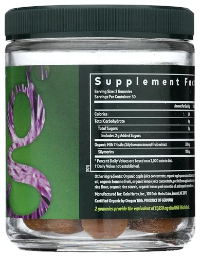 Gaia Herbs milk thistle for detox support