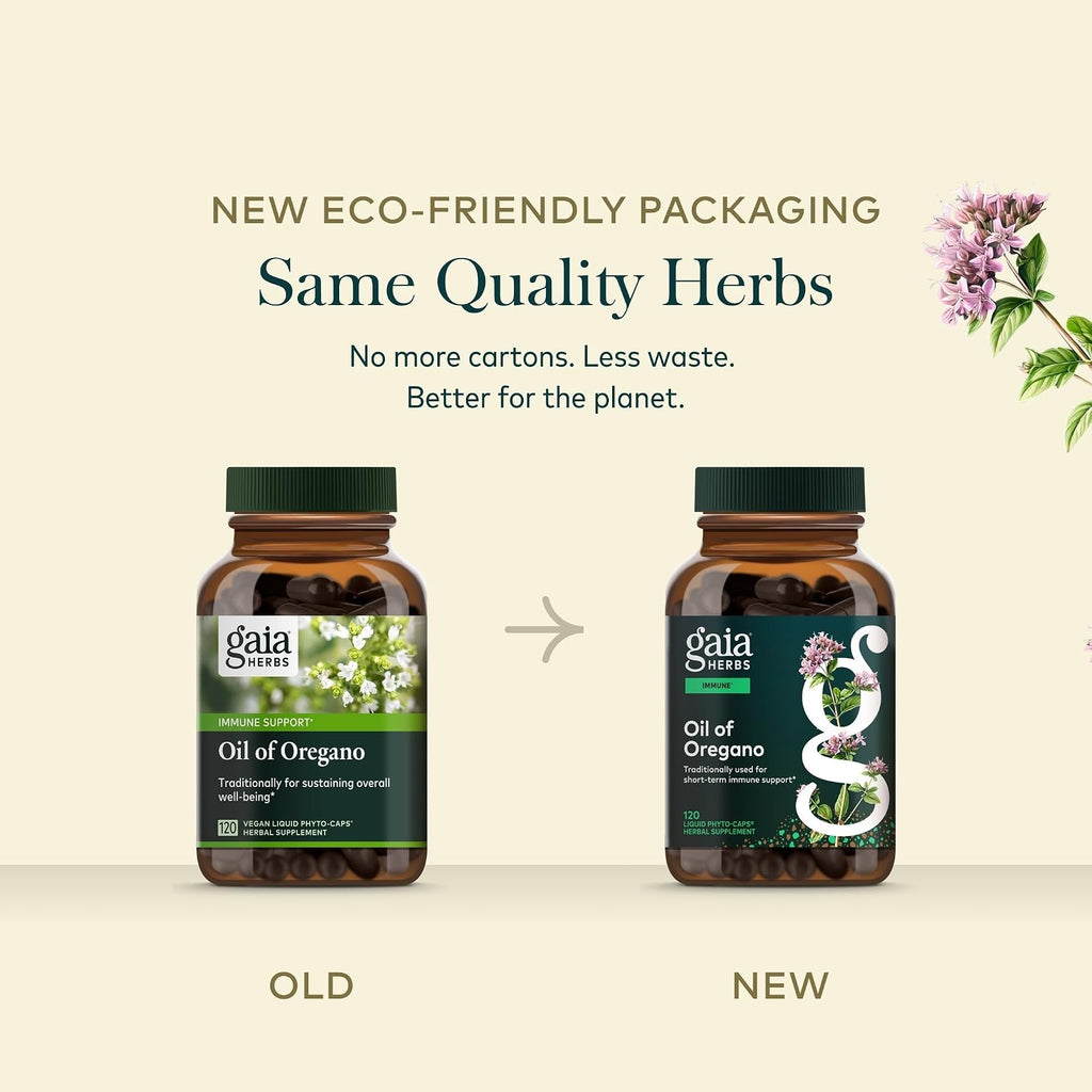 Gaia Herbs oil of oregano benefits