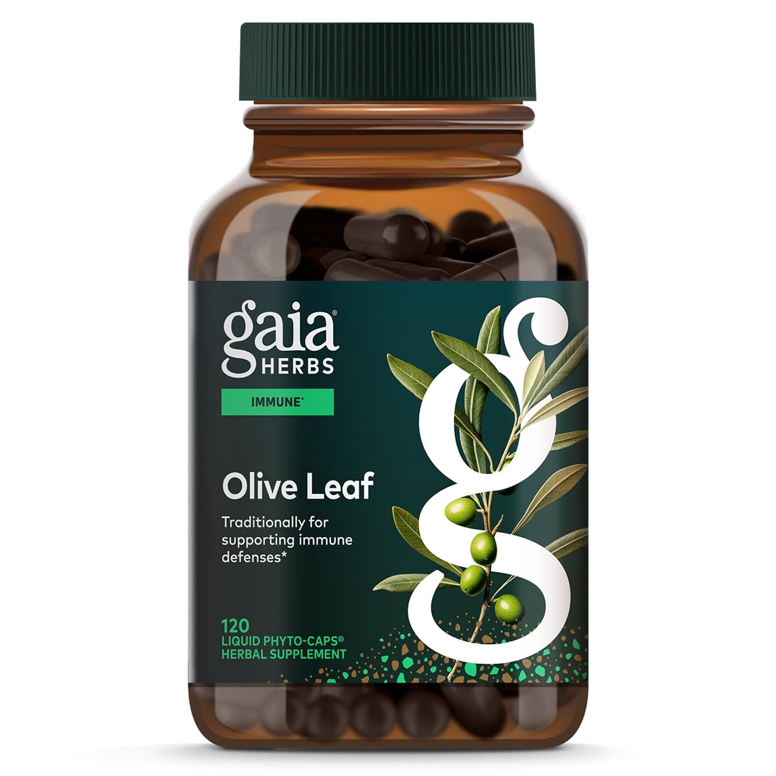 Gaia Herbs olive leaf capsules