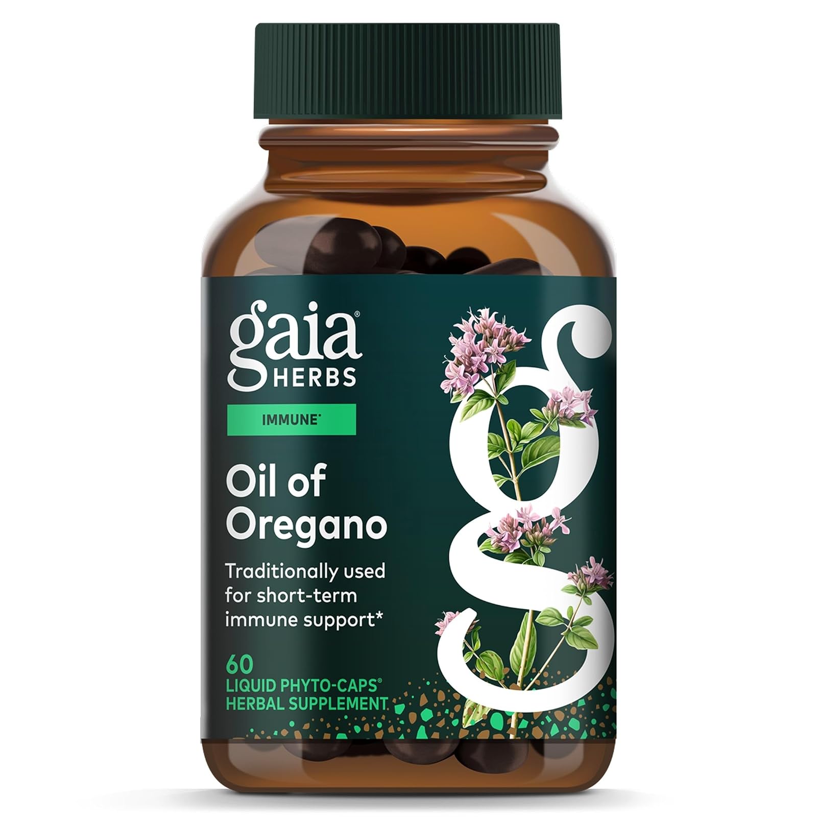 Gaia Herbs oregano oil capsules