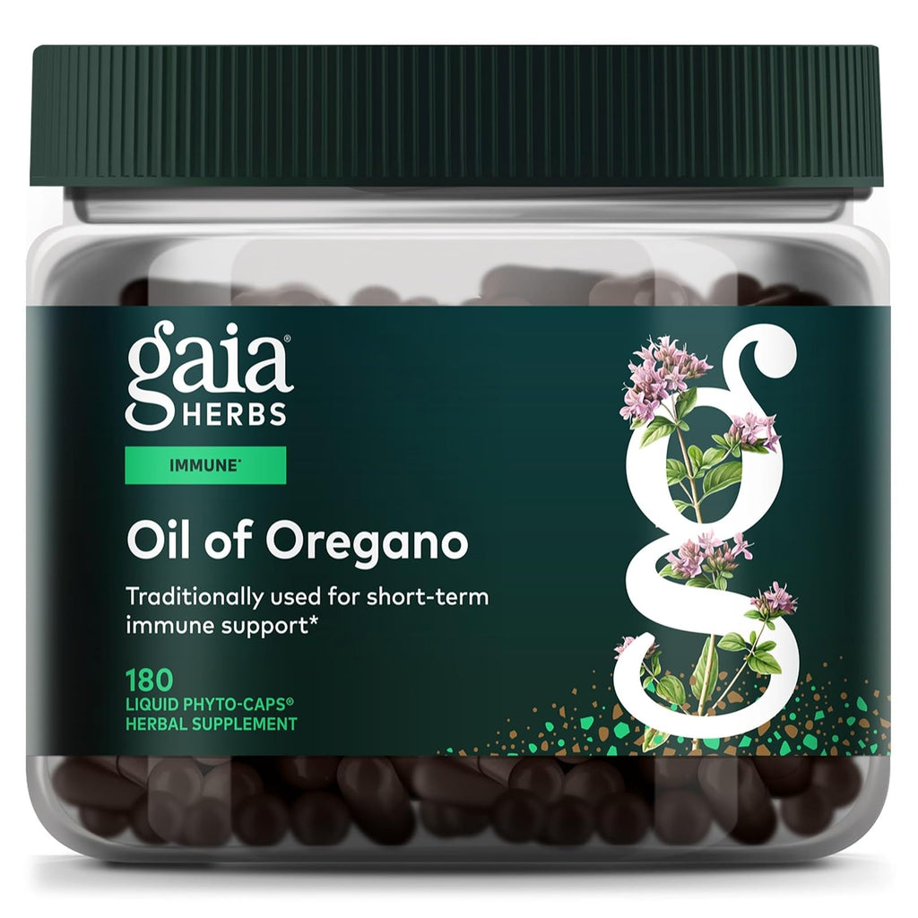 Gaia Herbs oregano oil capsules
