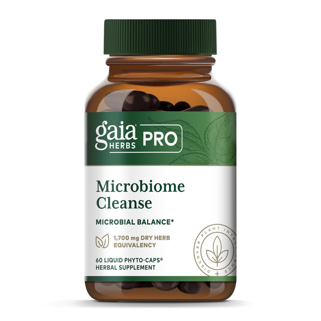GAIA Herbs Pro Microbiome Cleanse capsules