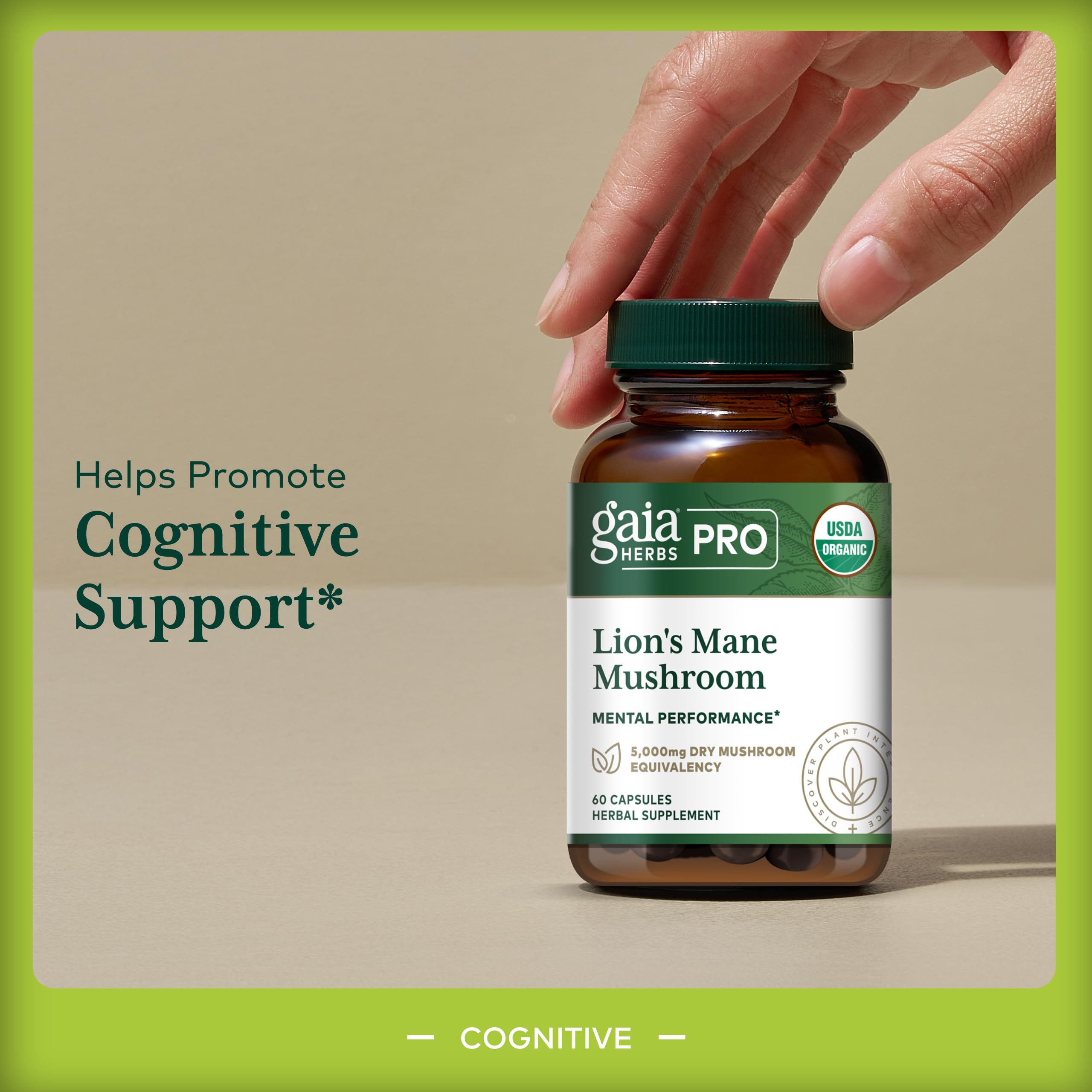 GAIA HERBS PRO mushroom supplement benefits