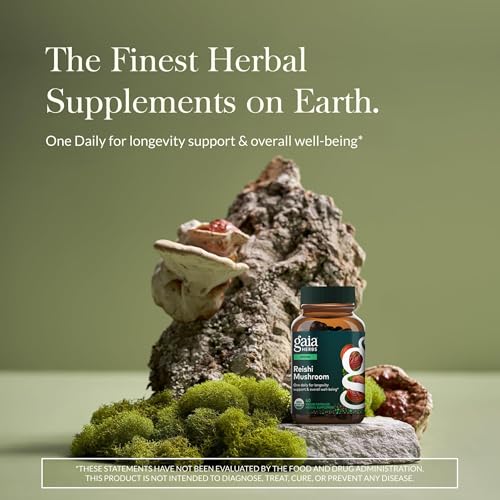 Gaia Herbs reishi for stress relief