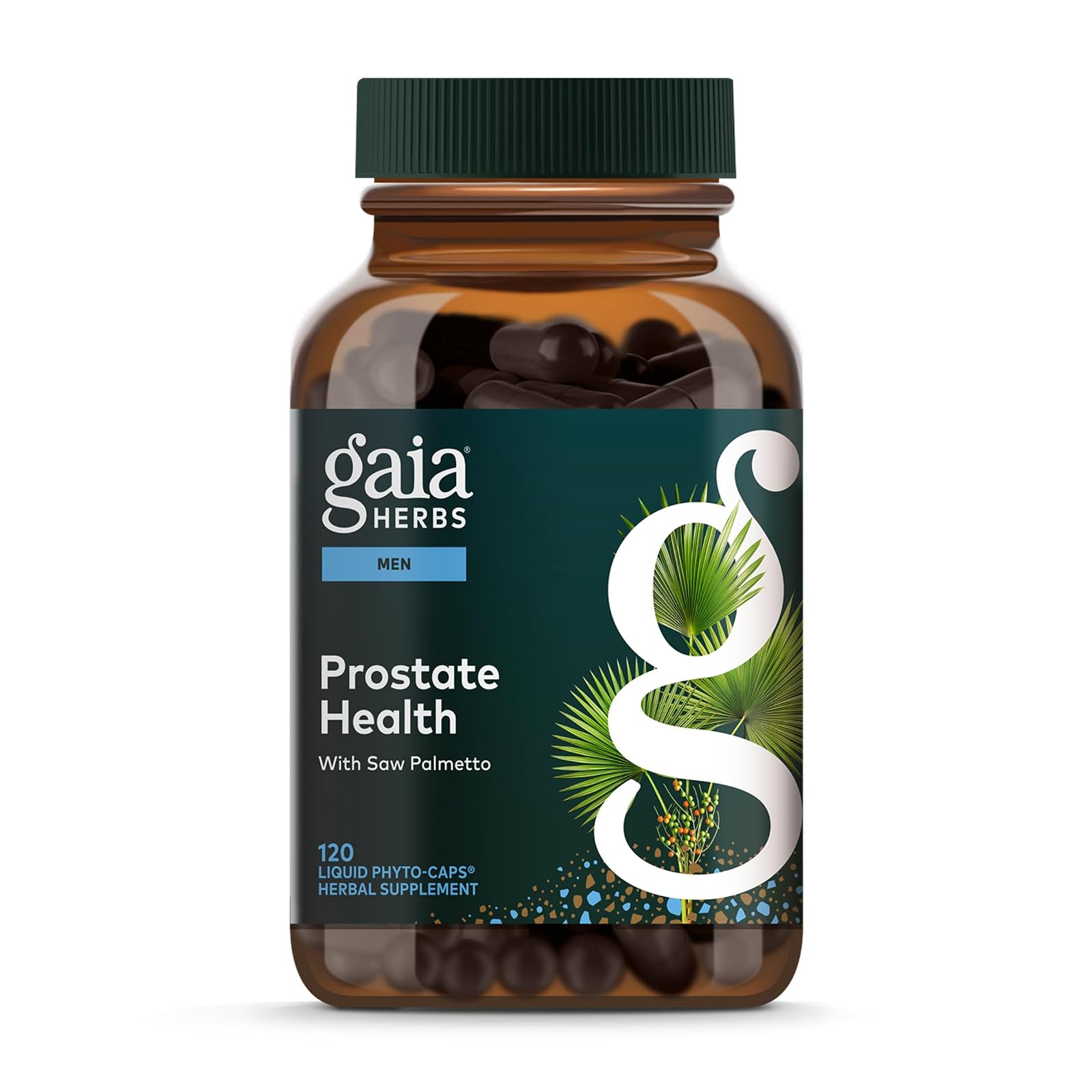 Gaia Herbs saw palmetto capsules