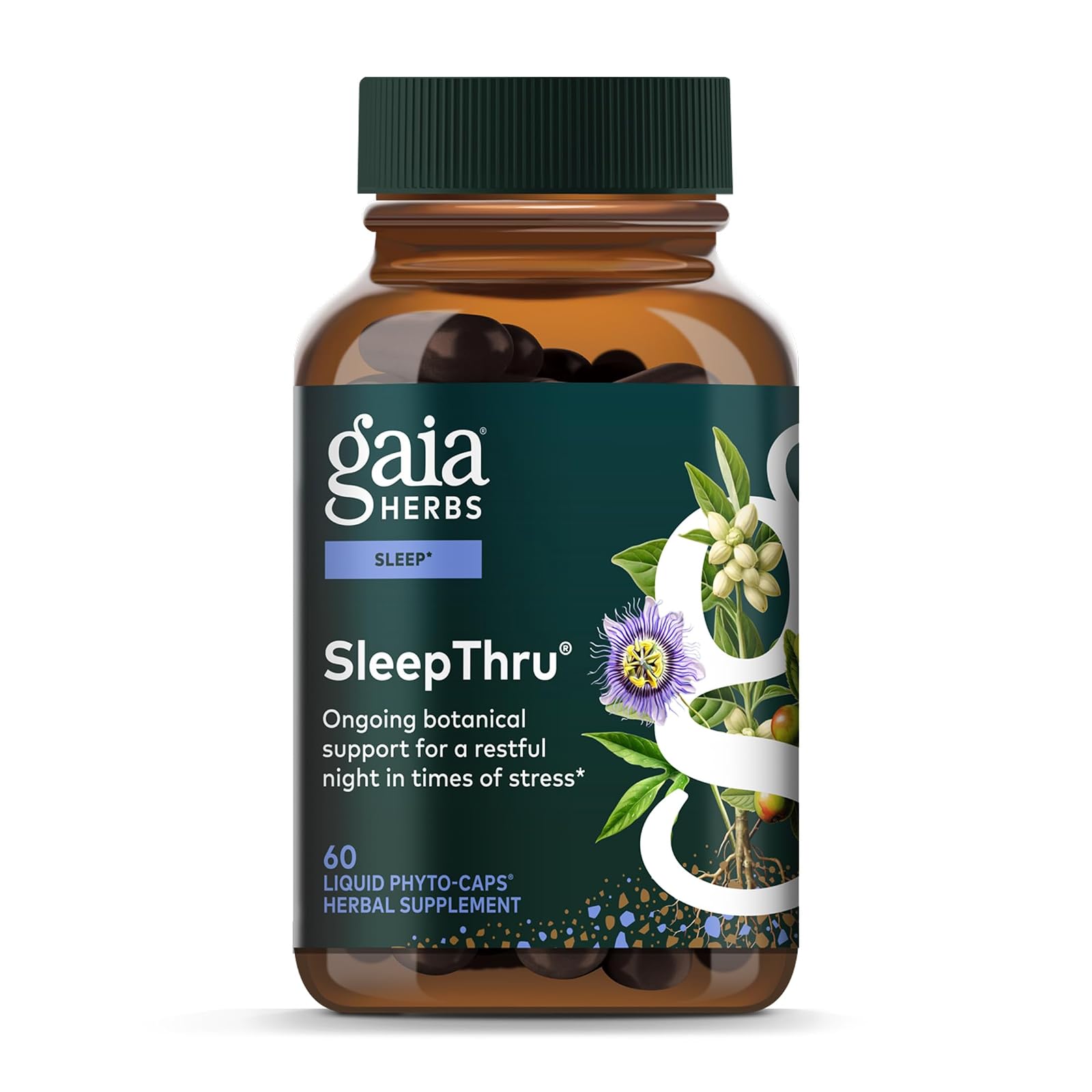 Gaia Herbs SleepThru vegan capsules