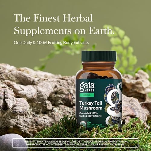 Gaia Herbs turkey tail capsules