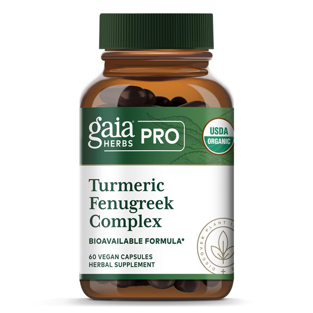 GAIA Herbs turmeric fenugreek capsules