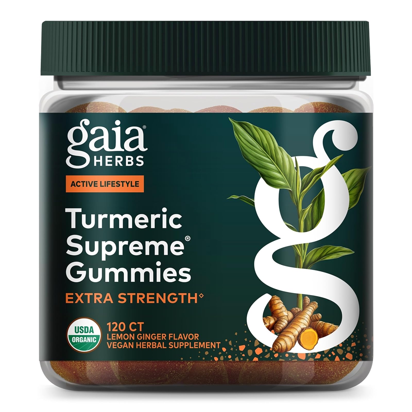 Gaia Herbs turmeric gummies for inflammation