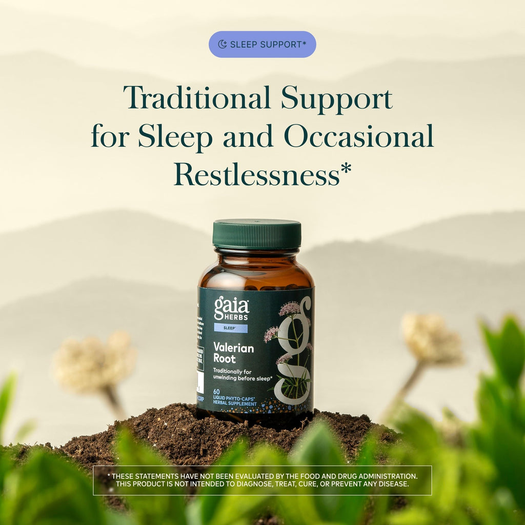 Gaia Herbs valerian for stress relief