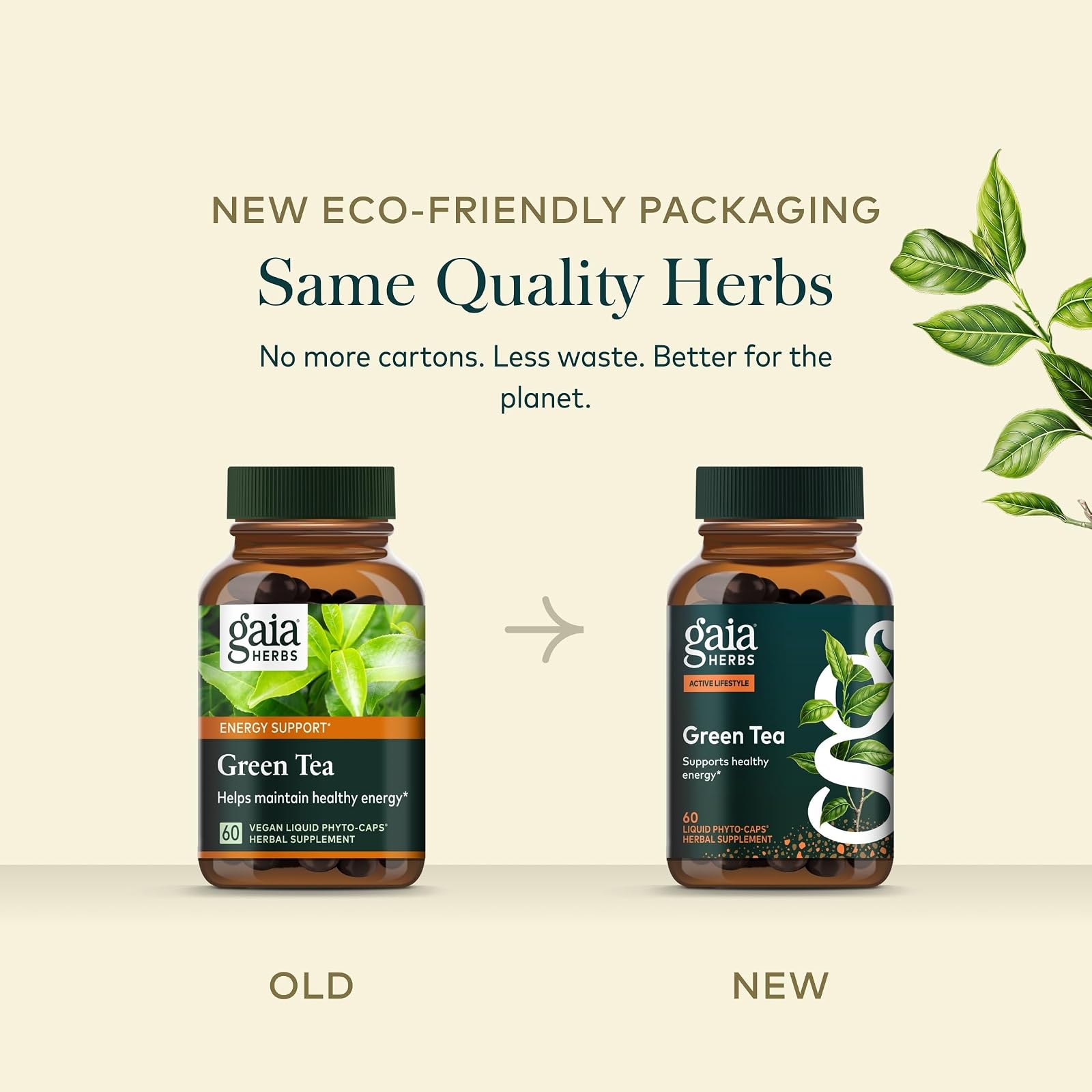 Gaia Herbs vegan capsules for vitality