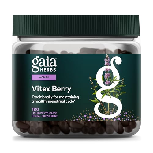 Gaia Herbs Vitex Berry capsules for menopause