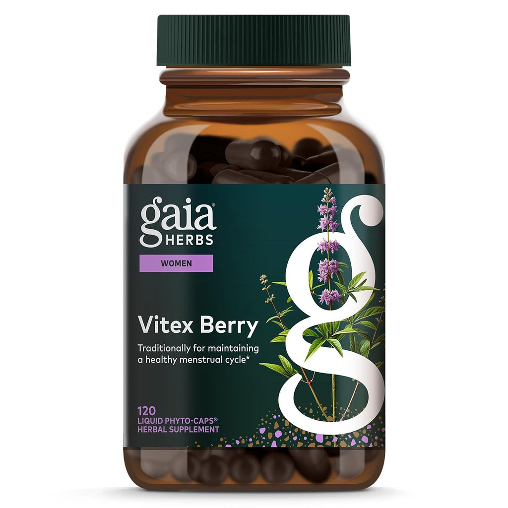 Gaia Herbs Vitex Berry capsules for women
