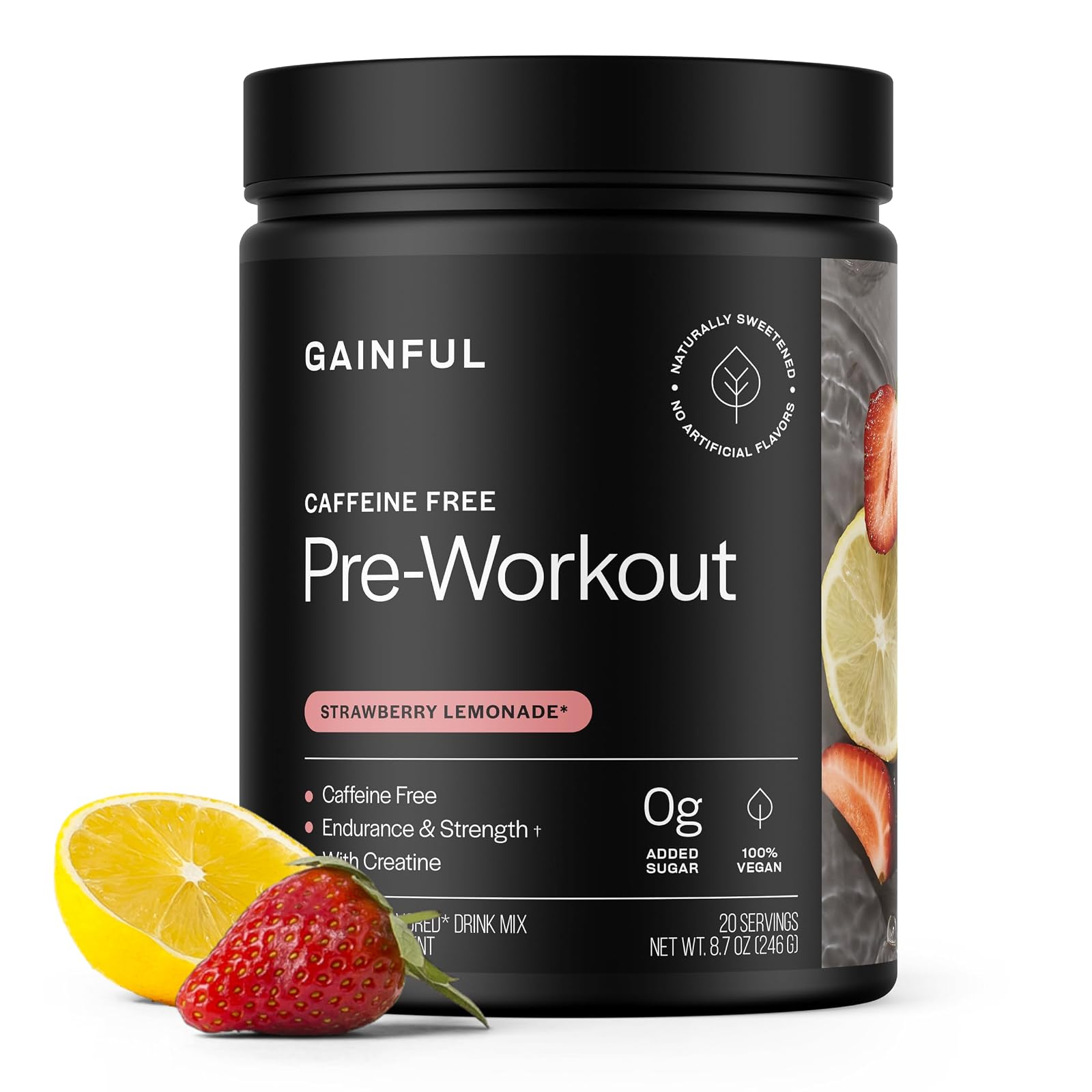 Gainful caffeine free pre-workout powder