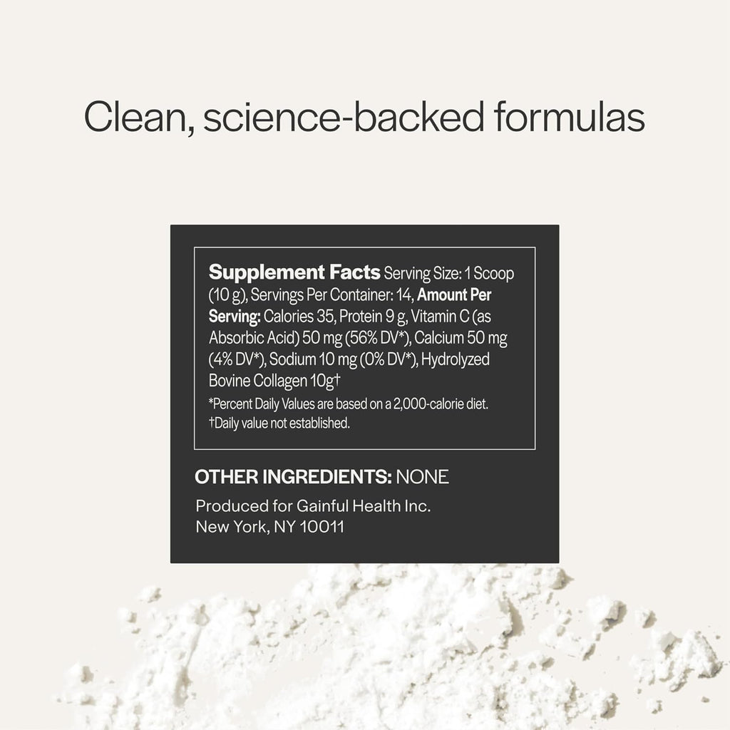 Gainful collagen for healthy skin
