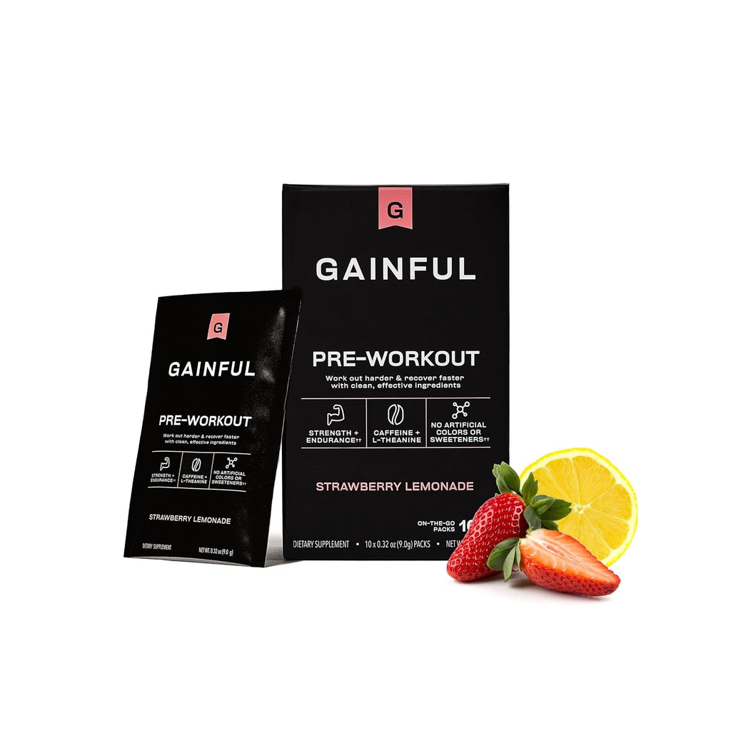 Gainful pre-workout powder natural caffeine