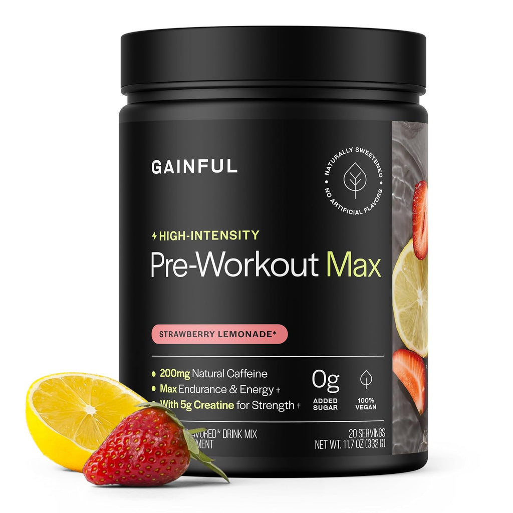 Gainful pre-workout strawberry lemonade flavour