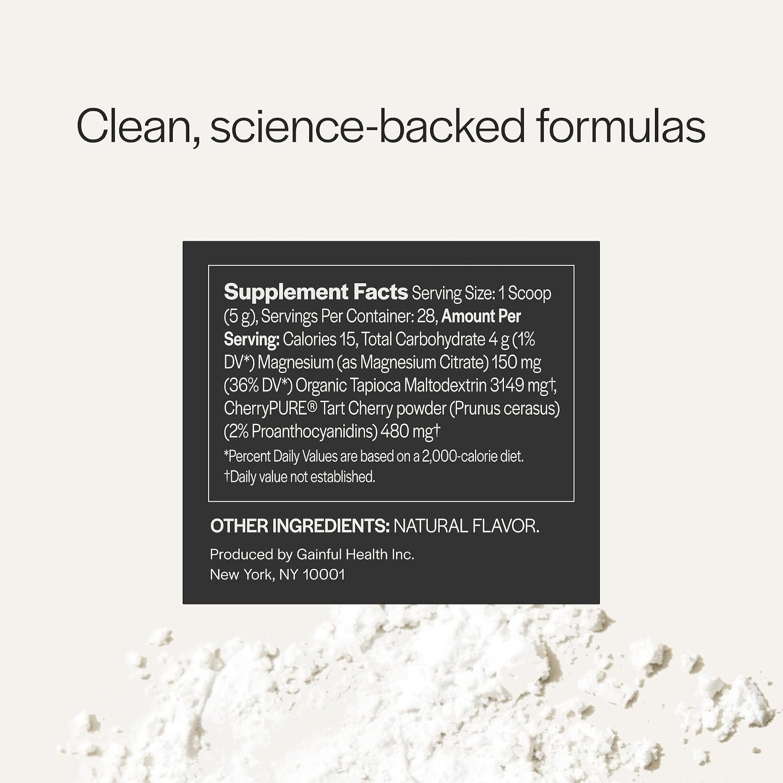 Gainful Recovery Boost for nighttime relaxation