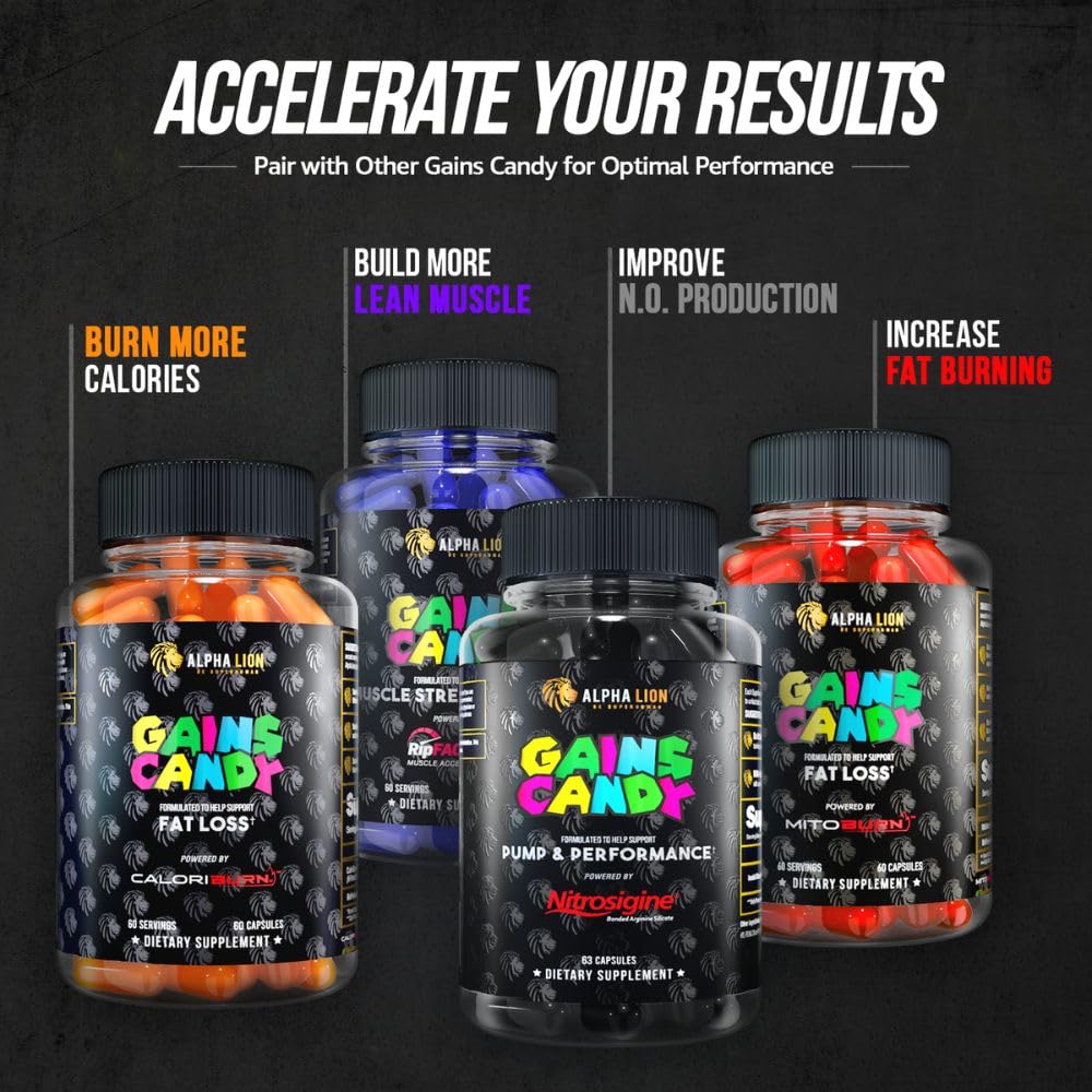 Gains Candy fat burners for workout support