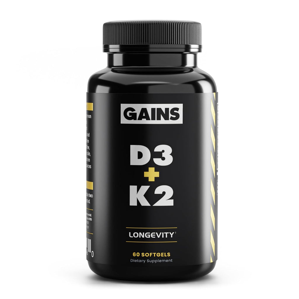 Gains in Bulk D3 K2 softgels