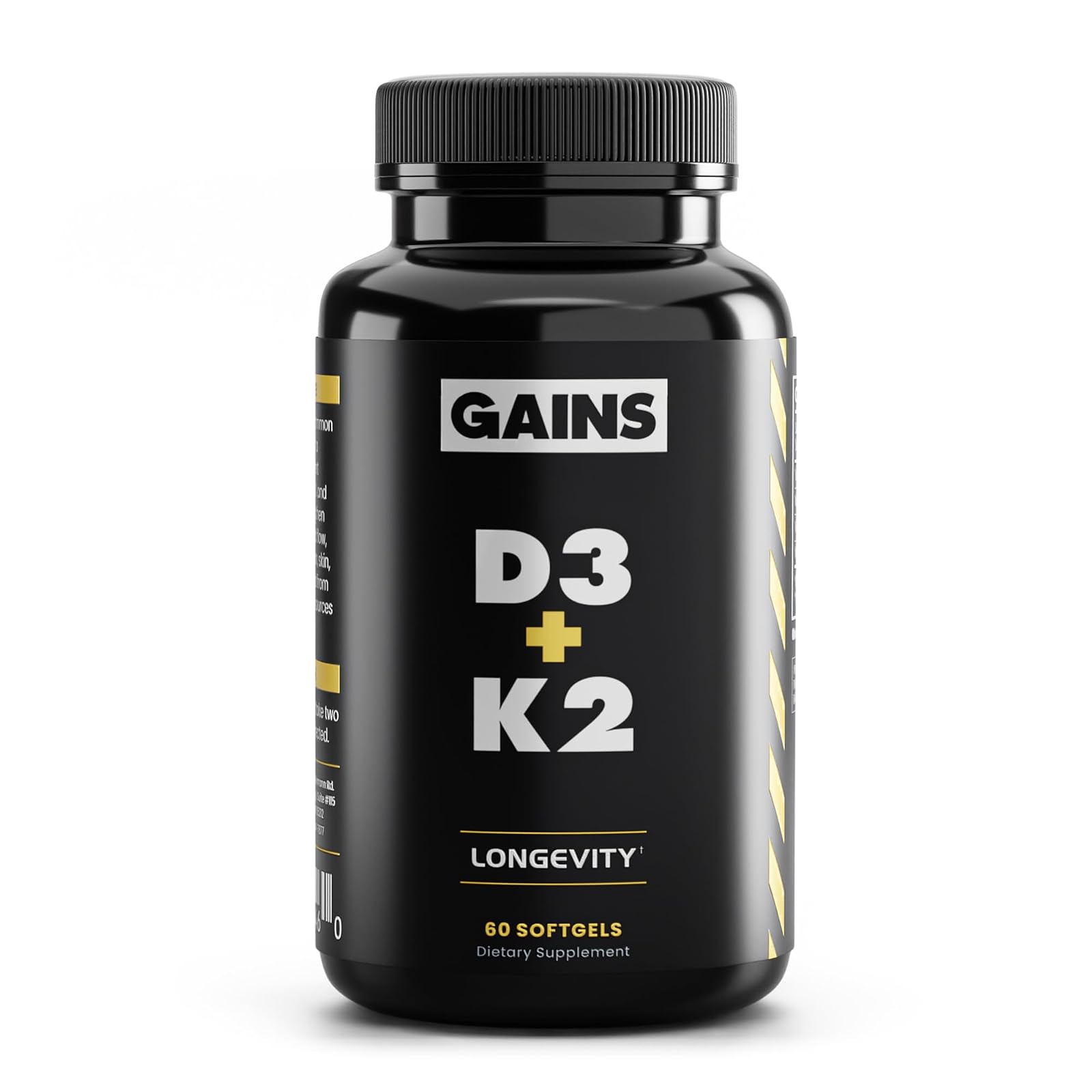 Gains in Bulk D3 K2 softgels