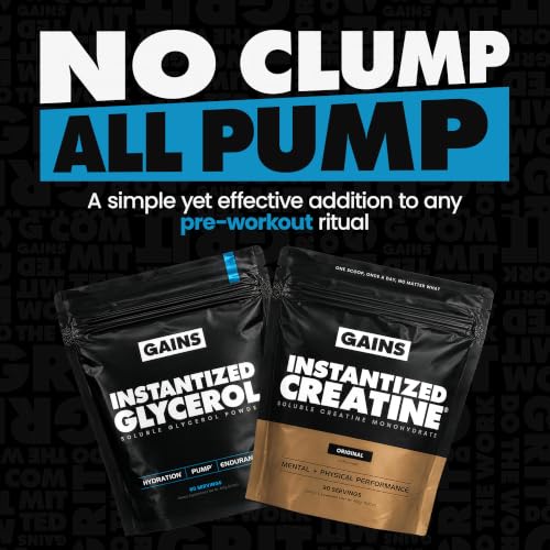 Gains in Bulk glycerol for endurance