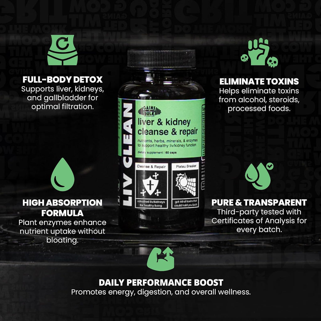 Gains in Bulk liver support formula
