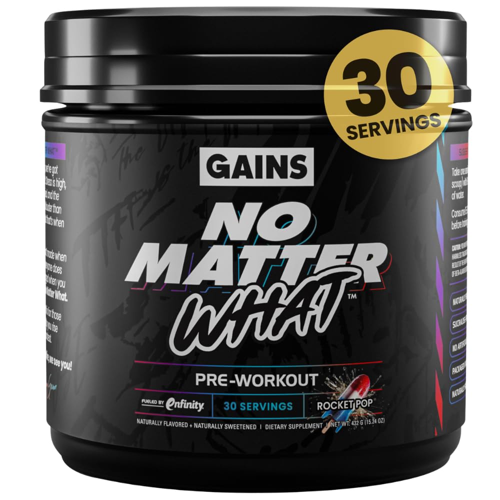 Gains in Bulk pre-workout powder