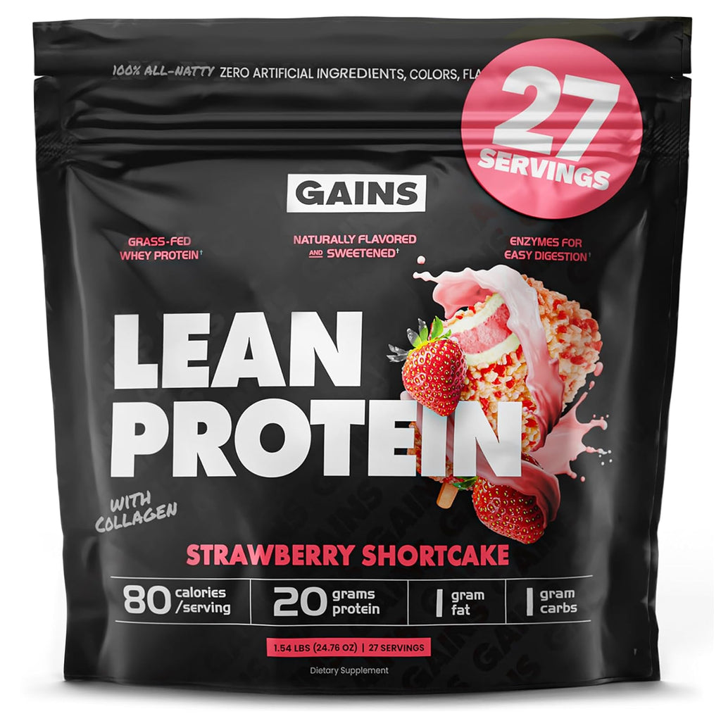 Gains in Bulk strawberry protein powder