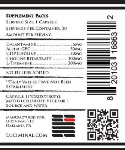 Galantamine capsules for cognitive support