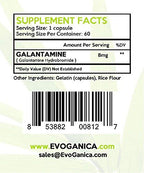 Galantamine whole food multivitamin capsules