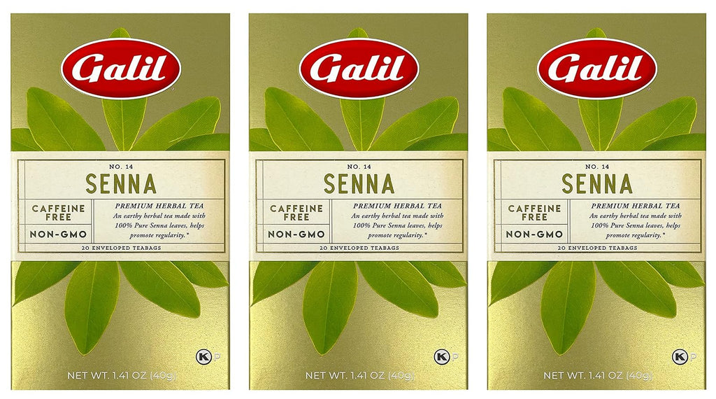 Galil Senna tea caffeine-free option