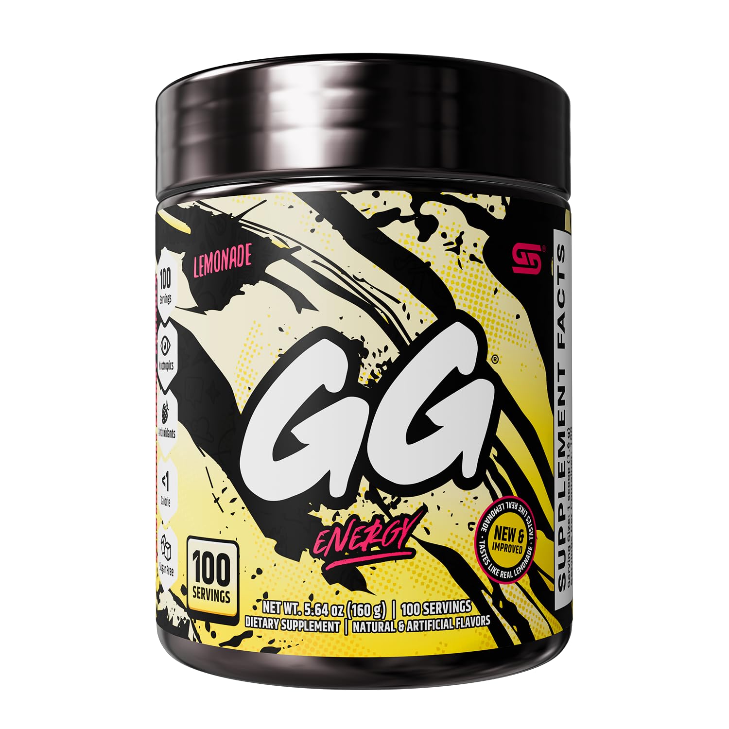 Gamer Supps GG Energy lemonade flavour