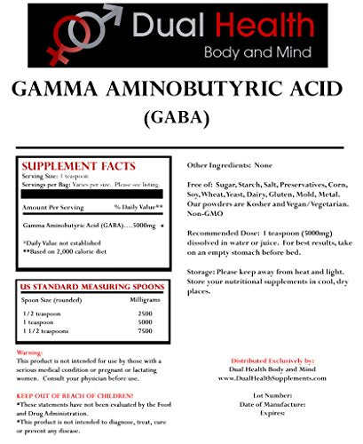 Gamma Aminobutyric Acid powder for stress relief