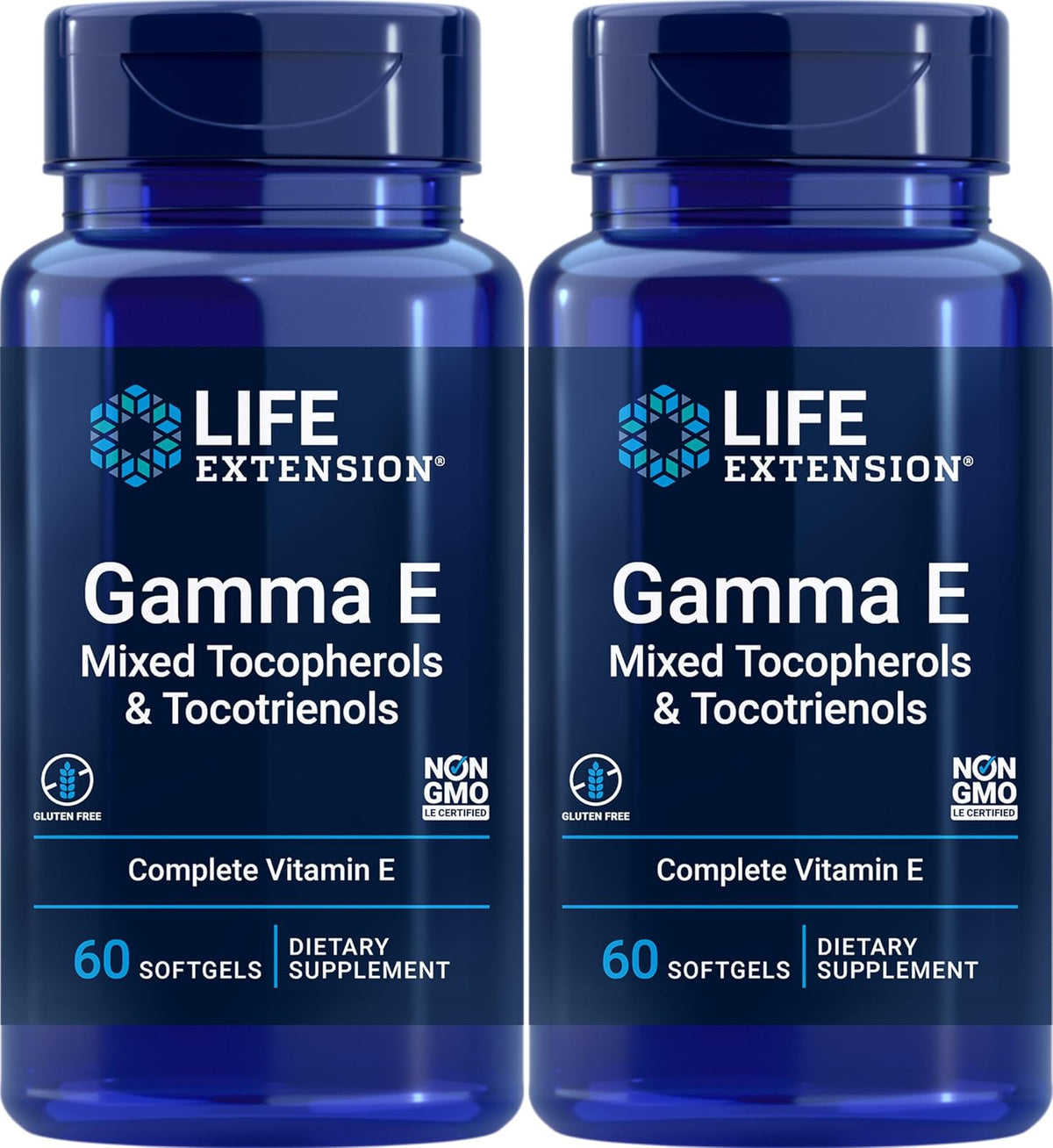 Gamma E vitamin E softgels