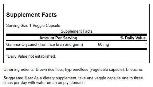 Gamma oryzanol multivitamin for active lifestyles
