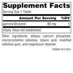 Gamma Oryzanol multivitamin for energy