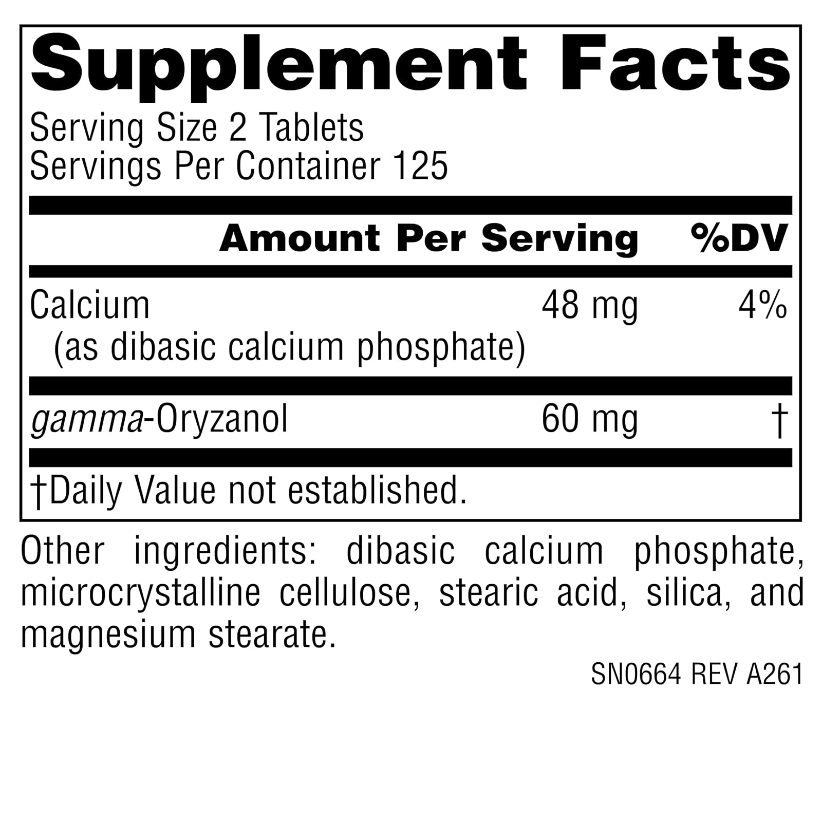 Gamma Oryzanol multivitamin for women