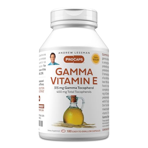 Gamma vitamin E softgels for health