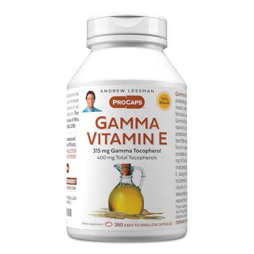 gamma vitamin e tocopherols softgels