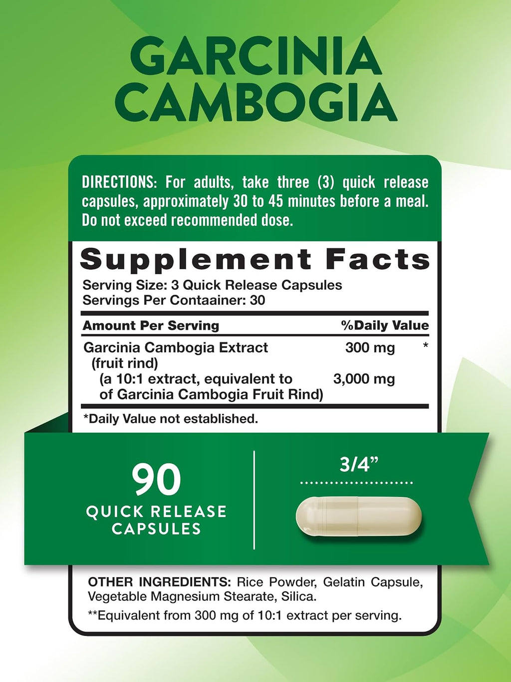 Garcinia Cambogia for appetite control